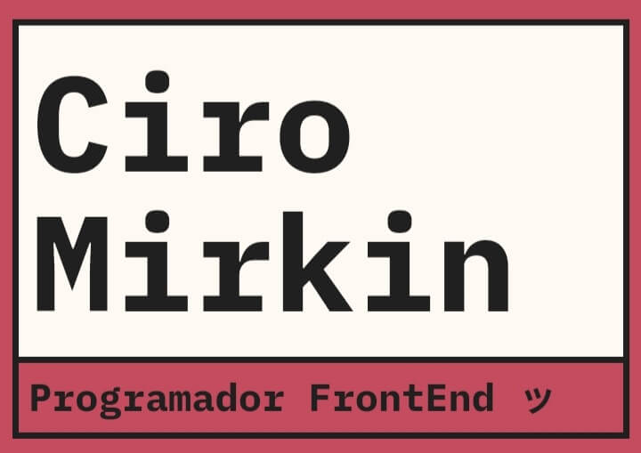 C.Mirkin - Portafolio